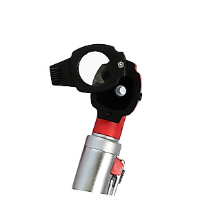 OdontoMed2011 Otoscope - Portable Ear Light and Exam Kit for Home and Professional Use - 3X Magnifying Fiber Optic Scope with Spare Tips, Bulb, and Carrying Case - Pocket Diagnostic Equipment (Red)