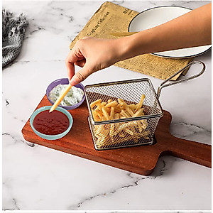 ZENFUN Set of 8 Ceramic Pinch Bowls Set, 3.5 Oz Porcelain Round Sauce Dipping Dishes, Mini Terracotta Dessert Bowls, Condiments Bowls in Bulk for Kitchen, Cooking Prep, Parties, Decor, Sushi