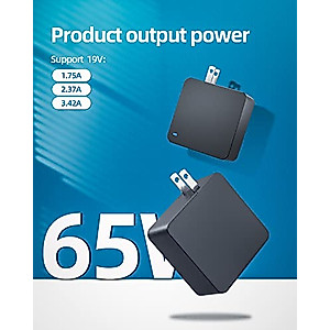 Laptop Charger for Asus, (UL Safety Certified), Round Connector, 65W, 45W, 33W