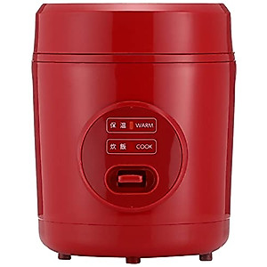 Yamazen Rice Cooker 0.5 to 1.5 cup Small Mini Rice Cooker Red YJE-M150 (red)