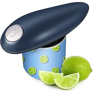 Zaoueue Can Opener, Electric Can Opener Automatic, Hand Free Can Opener, Can Openers for Arthritis and Senior, Best Kitchen Gadget, Blue