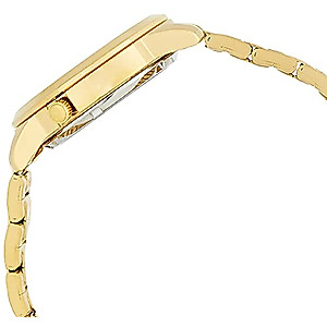 SEIKO Men's SNKE56 5 Automatic Gold Dial Gold-Tone Stainless Steel Watch