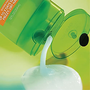 Garnier Fructis Sleek & Shine Shampoo, Conditioner + Leave-In Conditioer Set for Frizzy, Dry Hair, Plant Keratin + Argan Oil (3 Items), 1 Kit (Packaging May Vary)