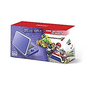 New Nintendo 2DS XL - Purple & Silver (Renewed)