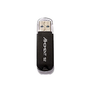 Mmoment MU50 128GB Single Pack USB 3.0 Flash Drive, Thumb Drive for Data Storage, Memory Stick with Read Speed up to 110MB/s, Compact Size Jump Drive, Modern Matte White (128GB)