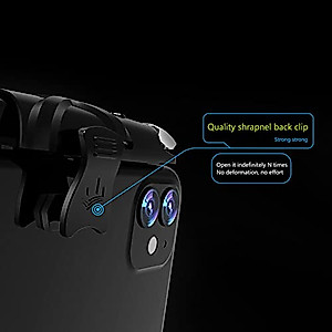 Hozee Mobile Controller, High Frequency Click High Frequency Electromagnetic Mobile Game Pulse Pubg Mobile Trigger Automatic Four Speed Mobile for Mobile Phones