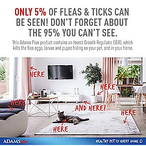 Adams Plus Flea Control Indoor Fogger, 3 Ounce, 3 Pack