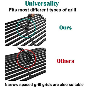 EasiBBQ Cast Iron Grill Grate Lifter, Barbecue Universal Grid Lifter, Hot Surfaces handling Lifter Gripper for Most Charcoal Grills and Gas Grills
