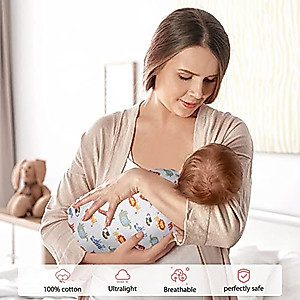 Vicloon Swaddle Blanket, 2 Pack Organic Baby Swaddle Sleep Sacks, Adjustable Swaddle Blanket Infant Baby Wrap Set, Newborn Swaddle Sack, Baby Swaddle Wrap for 0-3 Month