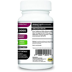VETRISCIENCE Renal Essentials Kidney Health and Function Support for Dogs, 60 Chewable Tablets - Easy to Give, Supports Kidney and Liver Function in Dogs