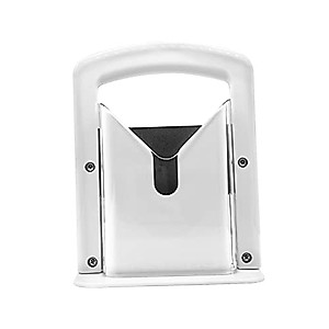 Bagel Slicer, Bagel Cutter Stainless Steel White