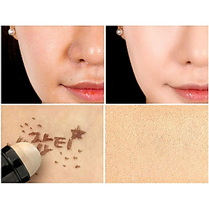 YADAH Silky Fit Concealer BB Power Brightening 1.18 Ounce 21 Light Beige, 2 in 1 Base Makeup Natural Ingredients Foundation Cream