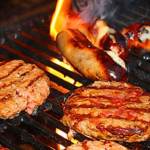 EasiBBQ Cast Iron Cooking Grate for Dyna-Glo BBQ Grill Models DGF350CSP, DGF350CSP-D, DGF350SNP DGF350SNP-D DG1-70-01-634-R 101-03011