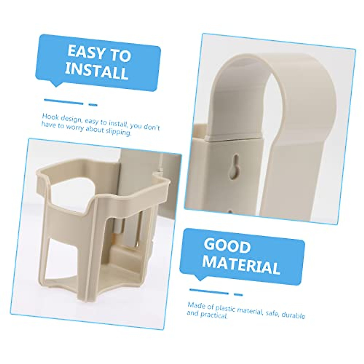 ULTECHNOVO Outdoor Supplies Beverage Refreshing Accessories Holder for Dink Party Garden Poolside Ground Drink Mug Hanging Cup Drinks Pool Above Storage Holders Rack Swimming