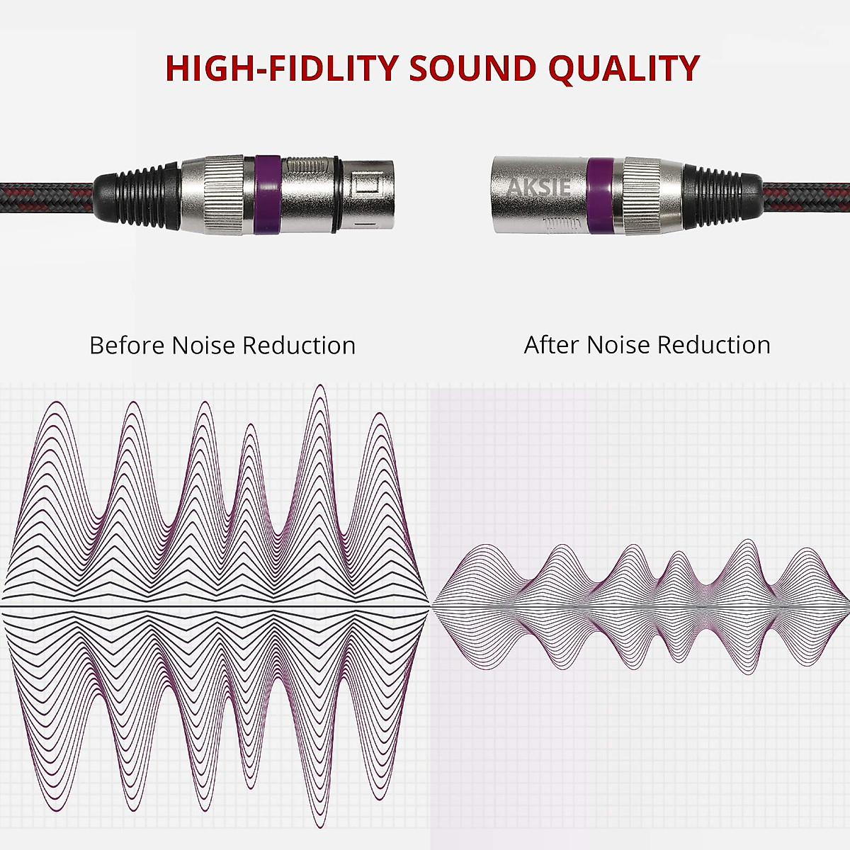 CUNBANZ XLR Cable,10ft 2 Pack Microphone Cable,XLR Male to Female Balanced Microphone Cord 3 pin,10 Foot mic Cord,Black & Green 2 Pack Design (Black and Green)