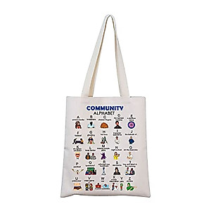 MNIGIU Community TV Show Inspired Gift Community Tote Bag Community Merchandise Community Fans Gift (Shopping Bag)