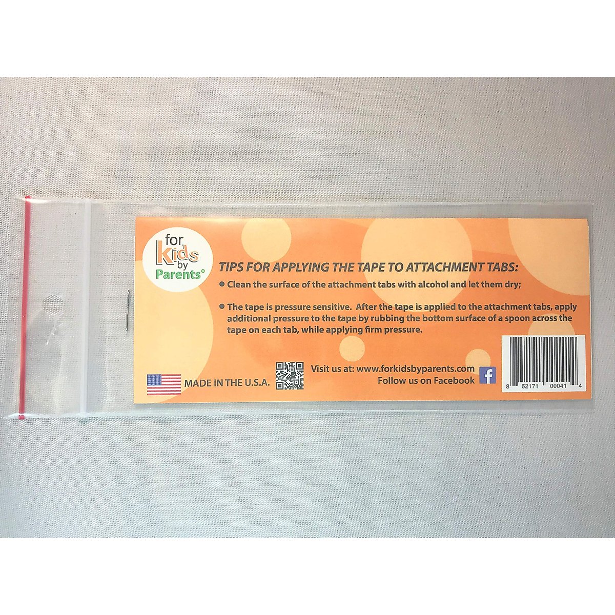 P-FLECTOR® Tape Strip 3-Pack – Replacement Tape Attachment tabs to Extend s Attachment time and usability