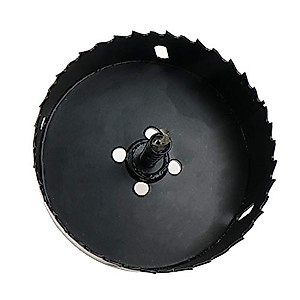 Rannb Hole Saw 4-inch Dia Hole Cutting Drill Bit for Drilling Holes in Wood, Plastic, Drywall, Thin Metal