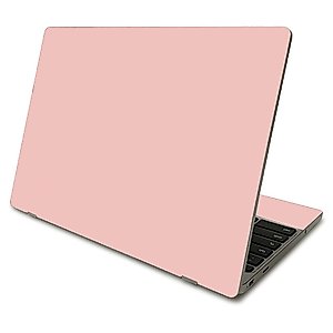 MightySkins Skin Compatible with Samsung Chromebook 4 (2021) 11.6" - Solid Blush | Protective, Durable, and Unique Vinyl Decal wrap Cover | Easy to Apply, Remove, and Change Styles | Made in The USA