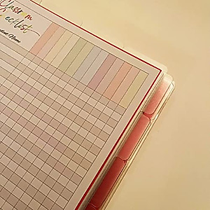 11-Disc Dashboard Semi-Transparent Blank Top Index Dividers, Fits 11-disc Discbound Planners (8.5x11 inches), such as Circa Letter, Arc by Staples, TUL Letter