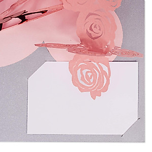 Paper Love Valentines Day Pop Up Card, Eiffel Tower, 3D Popup Greeting Cards, For Wedding, Anniversary, Valentine’s Day, Love, Romance, Birthday, All Occasion