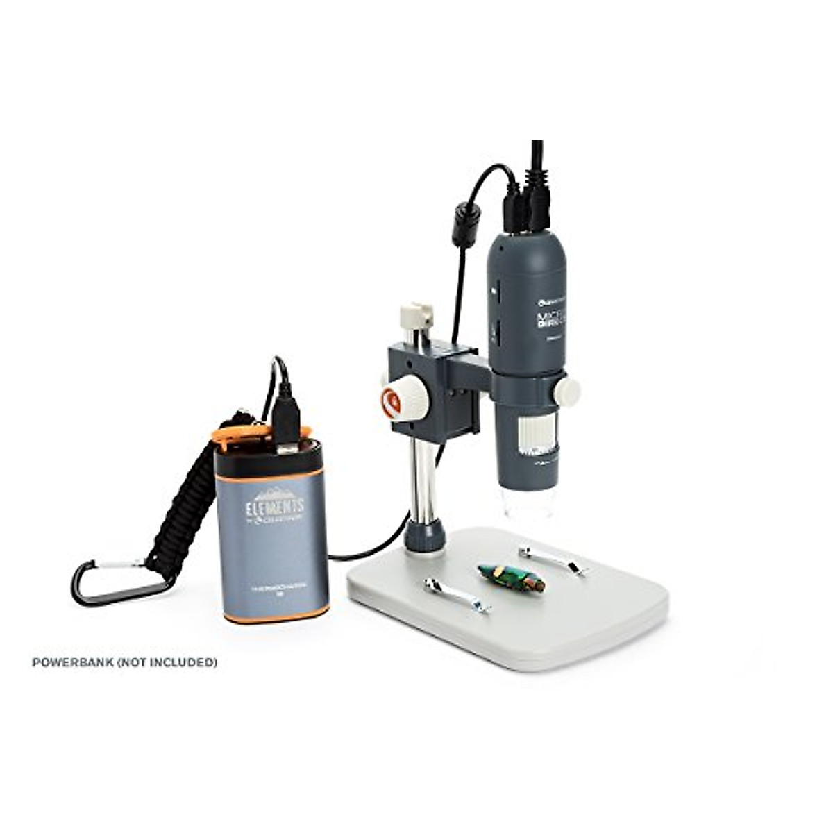 Celestron MicroDirect 1080p HD Handheld Digital Micro Viewing Digital Microscope, Grey (44316)