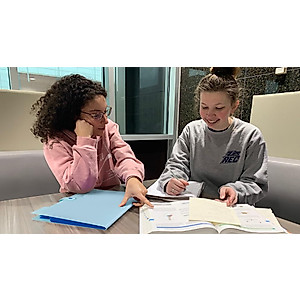 Skydue Letter A4 Paper Expanding File Folder Pockets Accordion Document Organizer (Lake Blue)