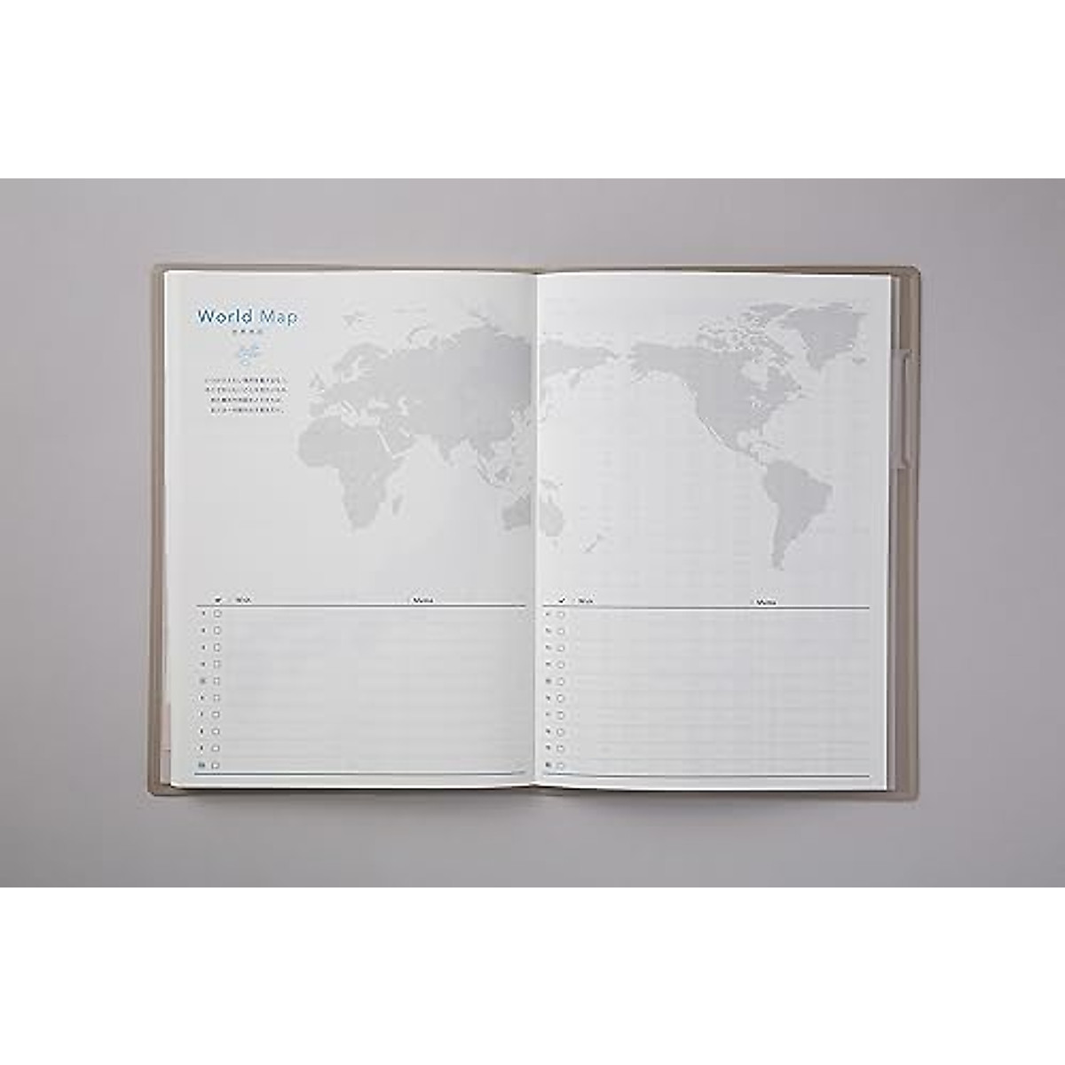 Takahashi Shoten Takahashi Notebook, 2024 B6, Monthly Torinco 2, Greige No. 515 (Begins December 2023)
