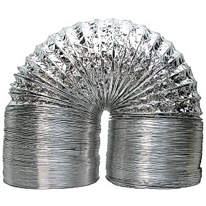 Active Air ACDC825 ACDF12 25-Feet Non-Insulated, 8-Inch Air Duct, 8", Silver