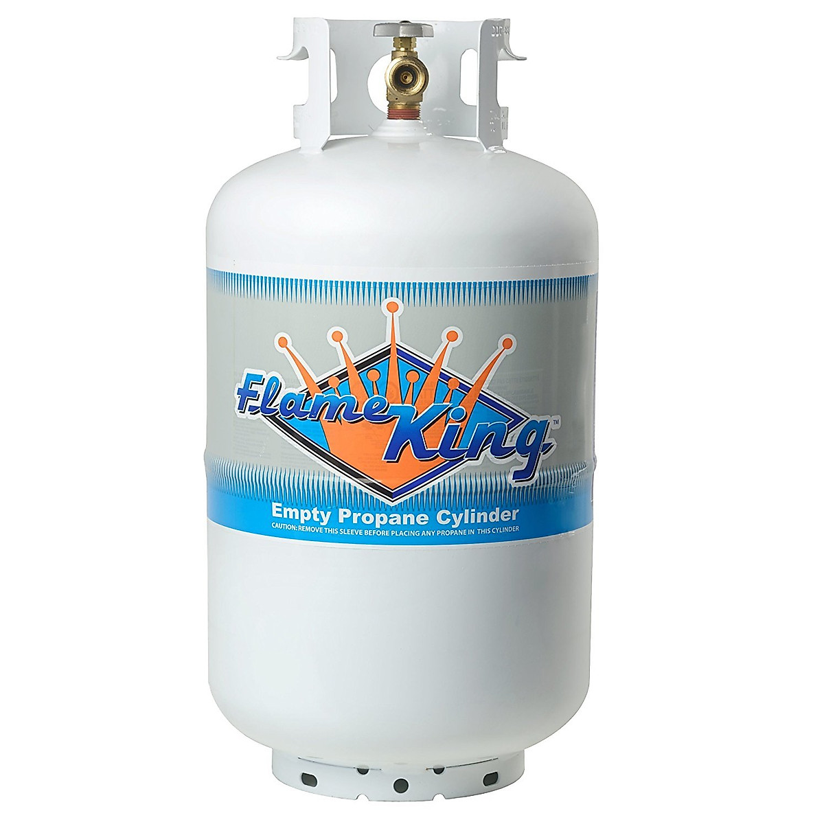 Flame King YSN-301 30-Pound Propane Cylinder with Type 1 Overflow Protection Device Valve (2-Pack)