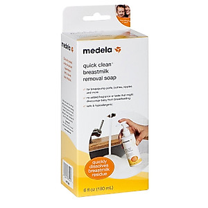Medela Quick Clean Breast Milk Removal Soap, 6 Ounce (3 Pack)