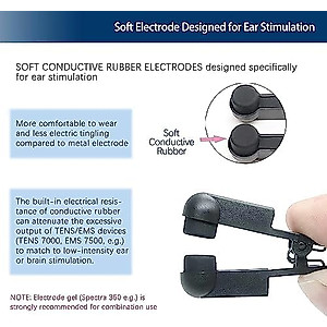 Vagus Nerve Stimulator Ear Clip Compatible with Vagus Nerve Device 2,5 mm Port accompanied by a Vagus Nerve Book