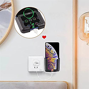 EIMONEY 2pair Multifunctional Mobile Phone Bracket - 2023 New Self Adhesive Dashboard Mount Car Phone Holder, Adjustable Phone Holder, Car Phone Holder Mount for All Mobile Phones Thickness<0.5in