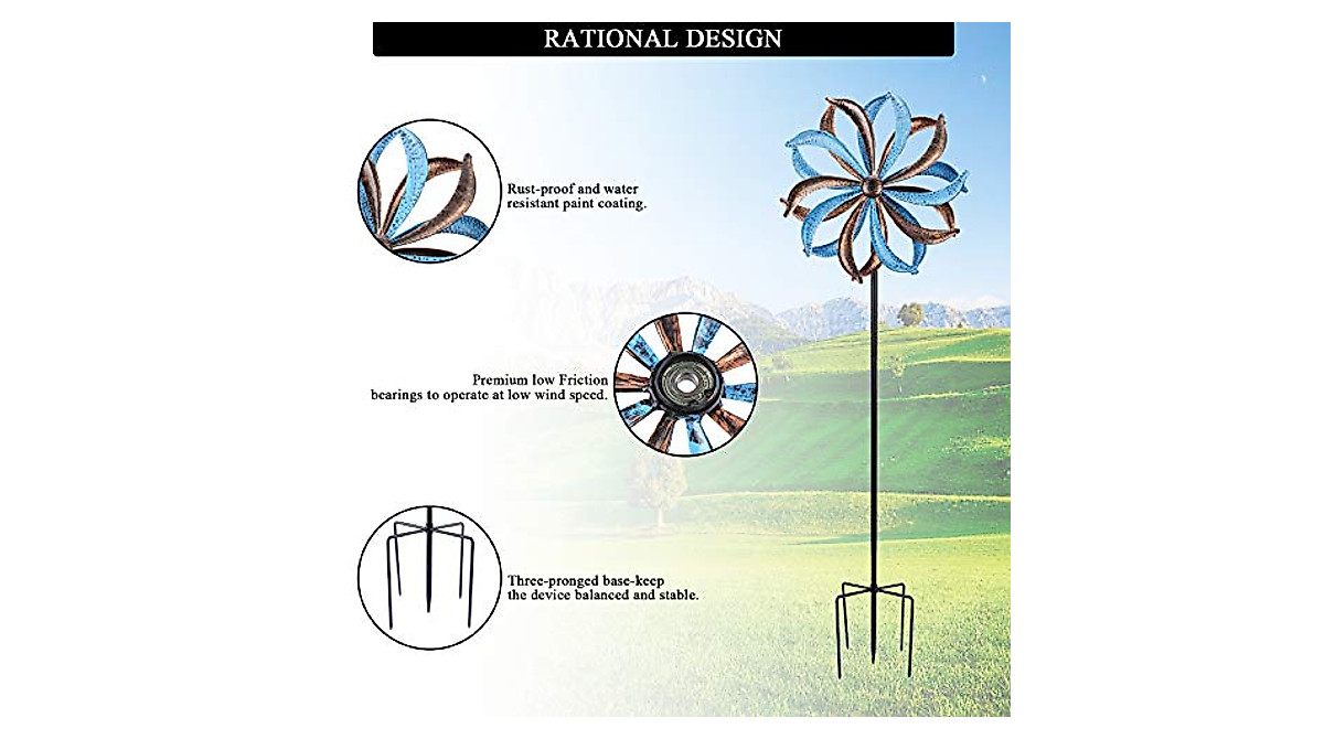 Premium Kinetic Wind Spinner for Garden & Patio Outdoor Decor