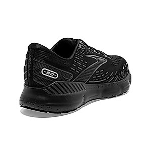 Brooks Men's Glycerin GTS 20 Supportive Running Shoe - Black/Black/Ebony - 8 Medium