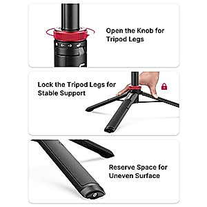 57in Extendable Selfie Tripod Accessories for Gopro - ULANZI Go Quick II Long Action Camera Stick Tripod Quick Release Adapter Vlog Handle Grip for GoPro Hero 11 10 9 8 7 6 5/Max/DJI OSMO Action