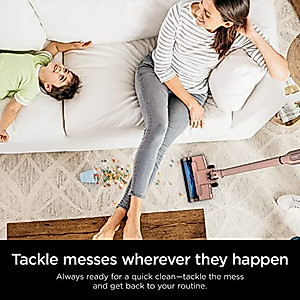 Shark WS642RG WANDVAC System Pet 3-in-1 Ultra-Lightweight Powerful Cordless Stick & Handheld Vacuum Combo with Charging Dock, Duster Crevice Tool & Pet Multi-Tool, Rose Gold