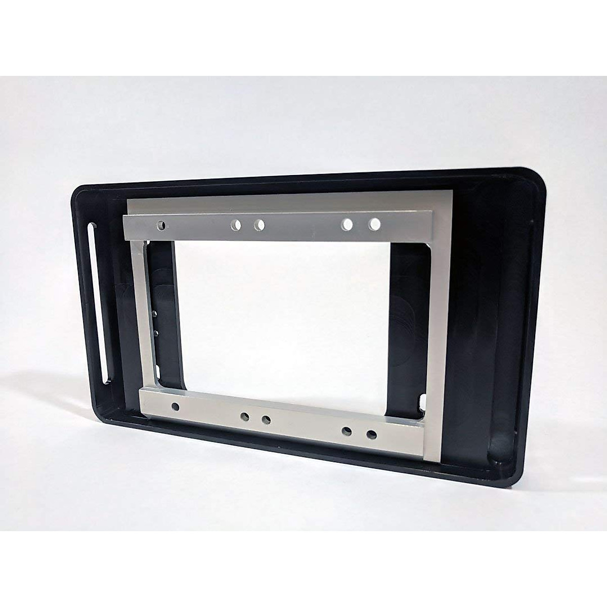 Professional Wall Mount for Raspberry Pi Touchscreen (Black Anodized Aluminum)