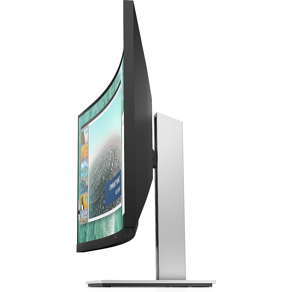 HP E344C 34" 21:9 VA LED Monitor, Black