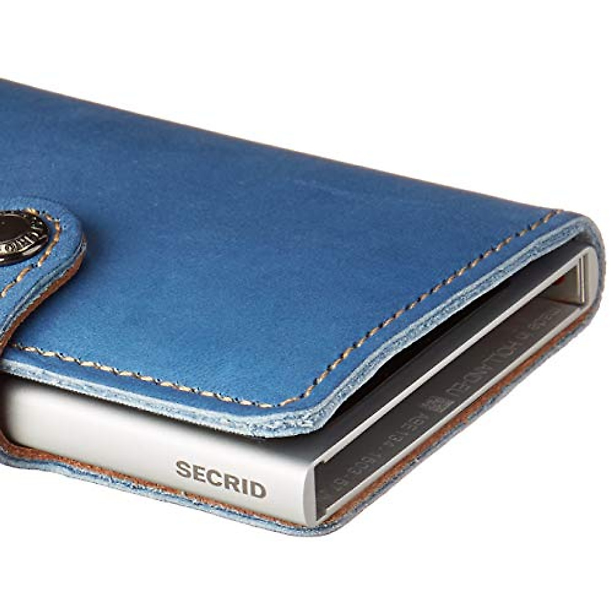 Secrid Mini Wallet Genuine Leather Indigo 3 Safe Card Case max 12 cards