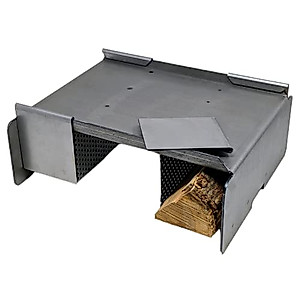 Smoke Daddy Heavy D: Pellet Grill Stick Burning Heat Diffuser | Heavy Duty Heat Baffle Pellet Smoker Accessory for Pellet Grills and Smokers | Authentic Hardwood Smoke Flavor in your Electric Pellet Grill | Replaces Existing OEM Heat Deflector