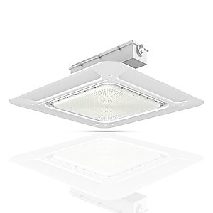 180W LED Canopy Light, 25200LM 5700K, Surface Mount Gas Station Ceiling Light, IP65 Waterproof, 100-277V DLC & UL Listed, 800W HID/HPS Equiv. for Airports and Large Warehouses/Stadium/Factory