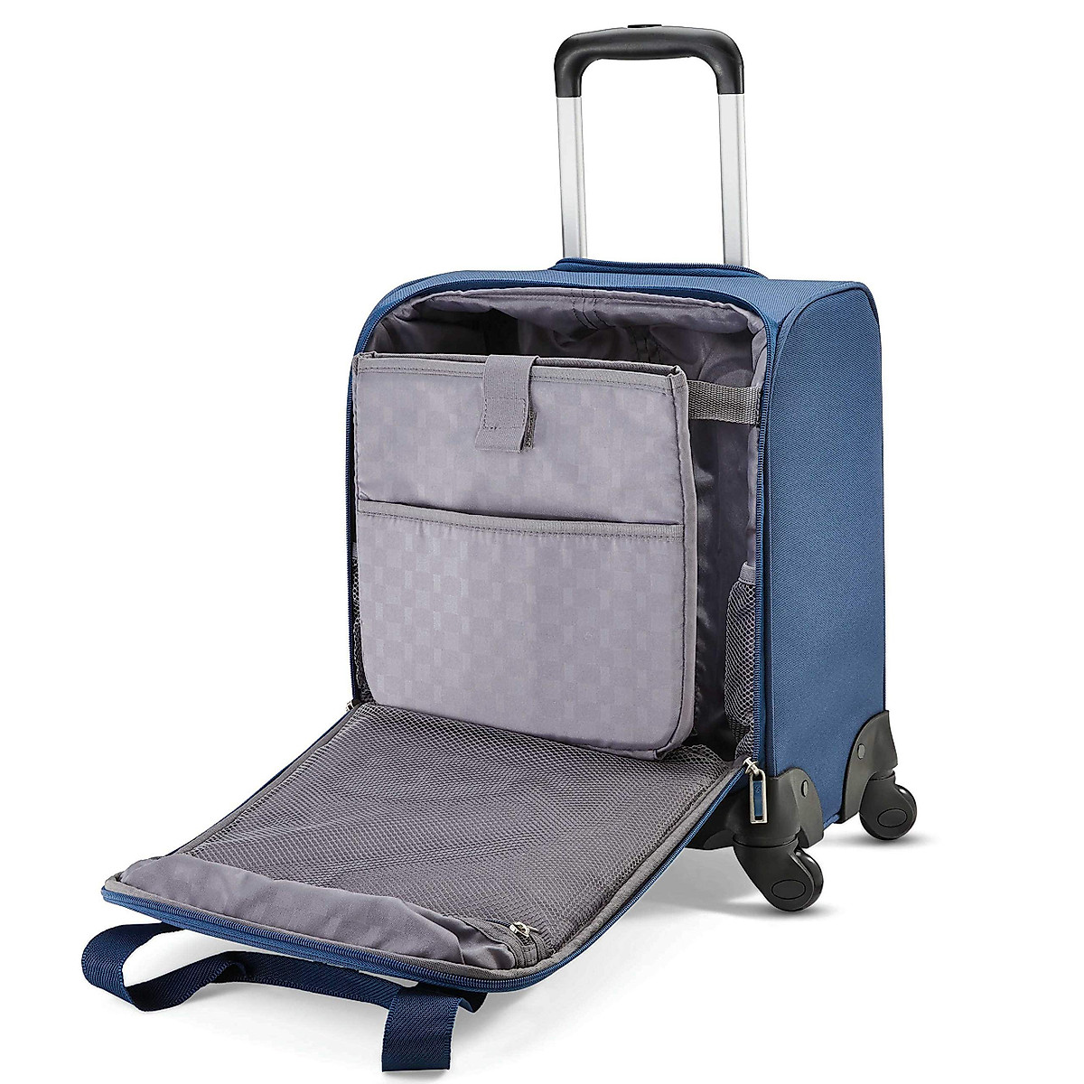 Samsonite Underseat Carry-On Spinner with USB Port, Ocean, One Size
