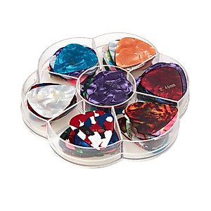 140Pcs Guitar Picks Variety,Colroful Premium Celluloid Picks for Acoustic Electric Guitars Bass XG01 0