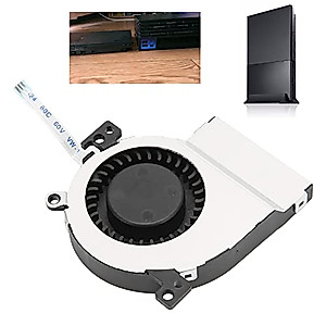 Jopwkuin Game Internal Cooling Fan, Replacement Sturdy Easy to Install 9W Cooling Fan 3 Pin Power Connector for Game Console