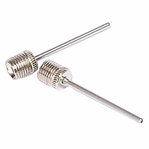 10 Pcs Ball Pump Needles Inflating Needles Stainless Steel Ball Air Pump Pin Nozzle Standard Air Pump Needles Pack for Soccer Ball, Basketball, Volleyball or Other Inflatables Replacement