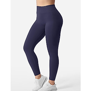 QOQ Workout Leggings for Women Scrunch Leggings Seamless Gym Yoga Leggings Butt Lifting Yoga Pants Dark Grey M