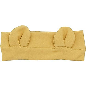 AVAUMA Baby Girl Boy Headbands Bow and Turban, Fits Newborn Infant Toddler and Children Hair Accessories (Bear_MY/DP/BW/WH/GR/BK)