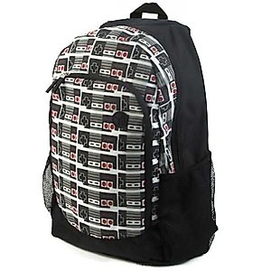 Bioworld Nintendo Classic Controller Allover Print Backpack