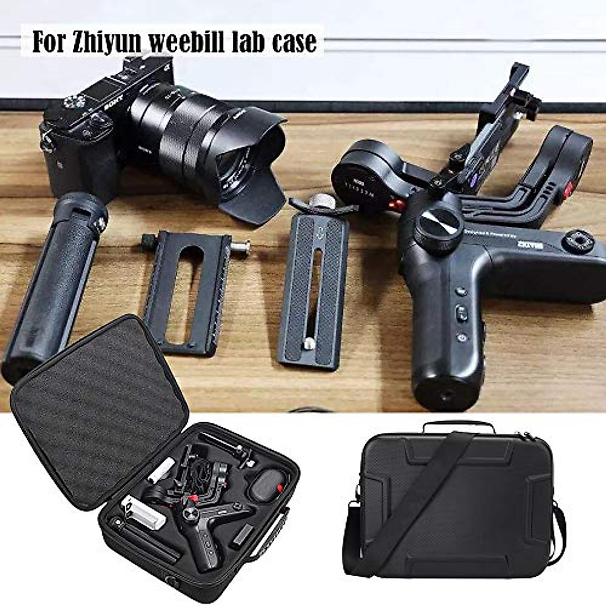 Zaracle Portable Storage Bag Carrying Case Cover Protect Pouch Bag Travelling Case for Zhiyun WEEBILL S Gimbal Stabilizer/Zhiyun WEEBILL LAB 3-axis Handheld Gimbal Stabilizer